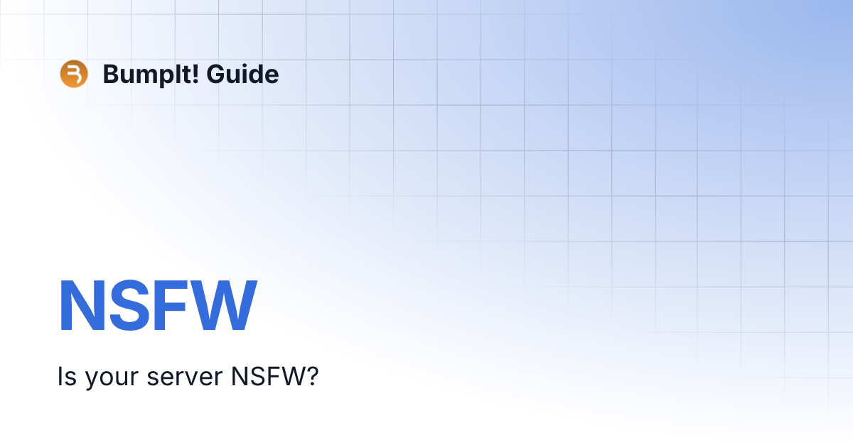 NSFW | BumpIt! Guide